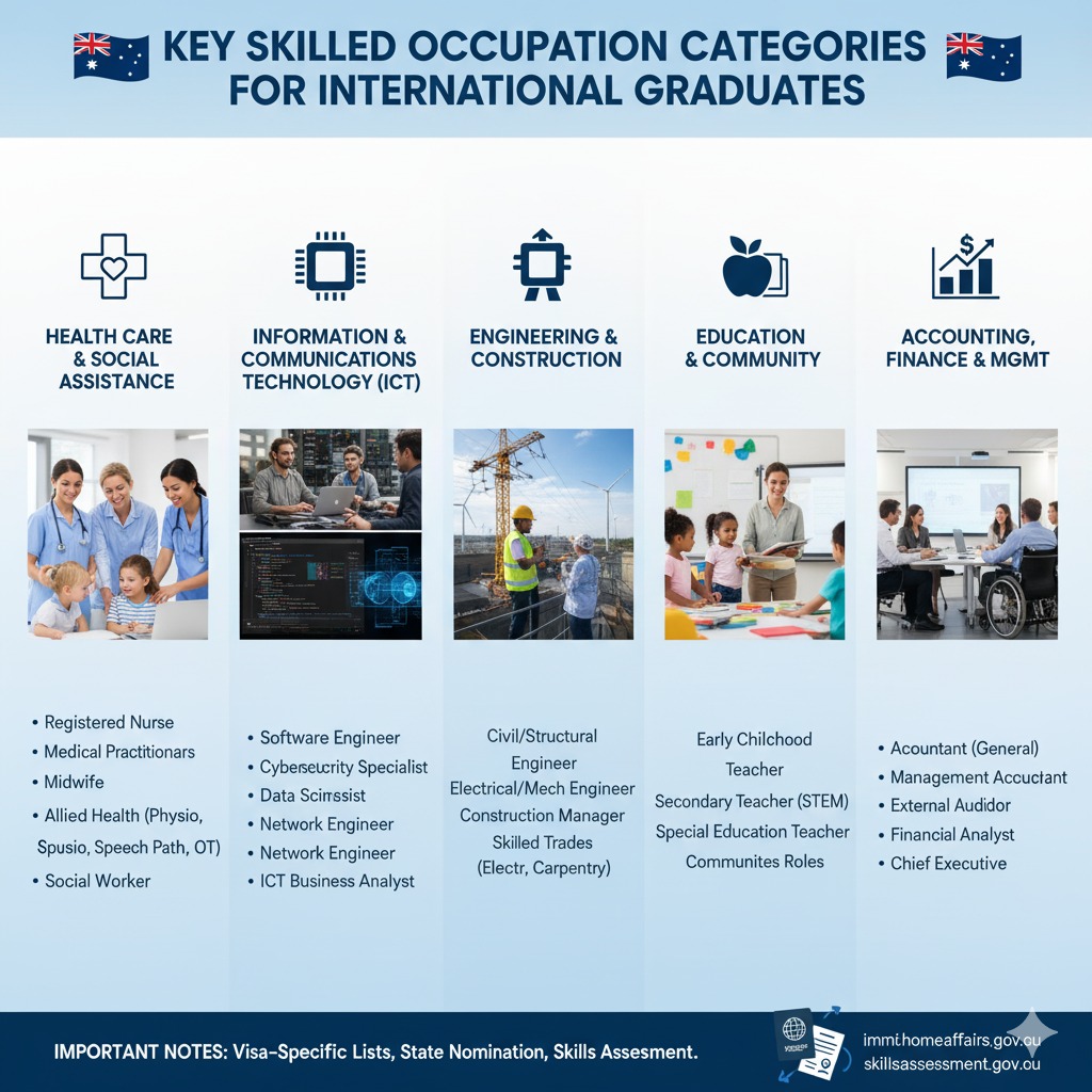 Key Skilled Occupation Categories for International Graduates ...